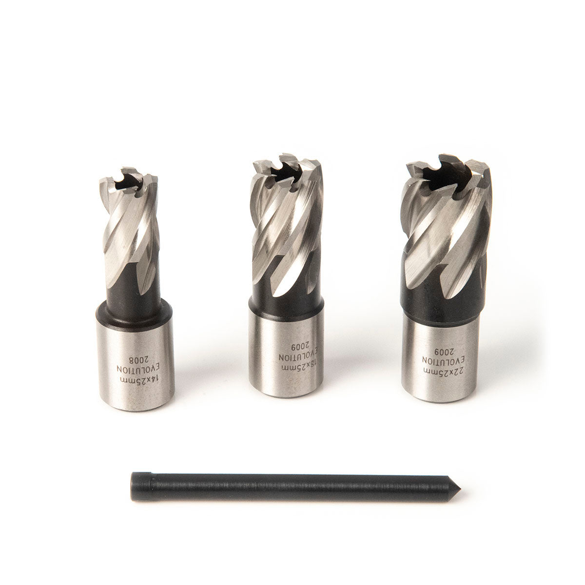 Evolution Cyclone 3-Piece Annular Mag Drill Cutter Kit (25mm depth ...