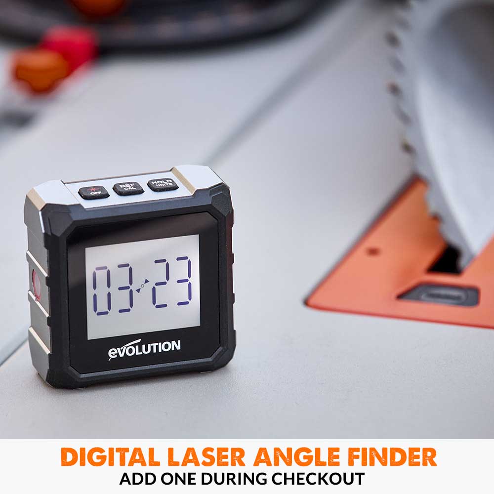 Evolution RAGE5-S 255mm Multipurpose Table Saw With TCT Multi-Material ...