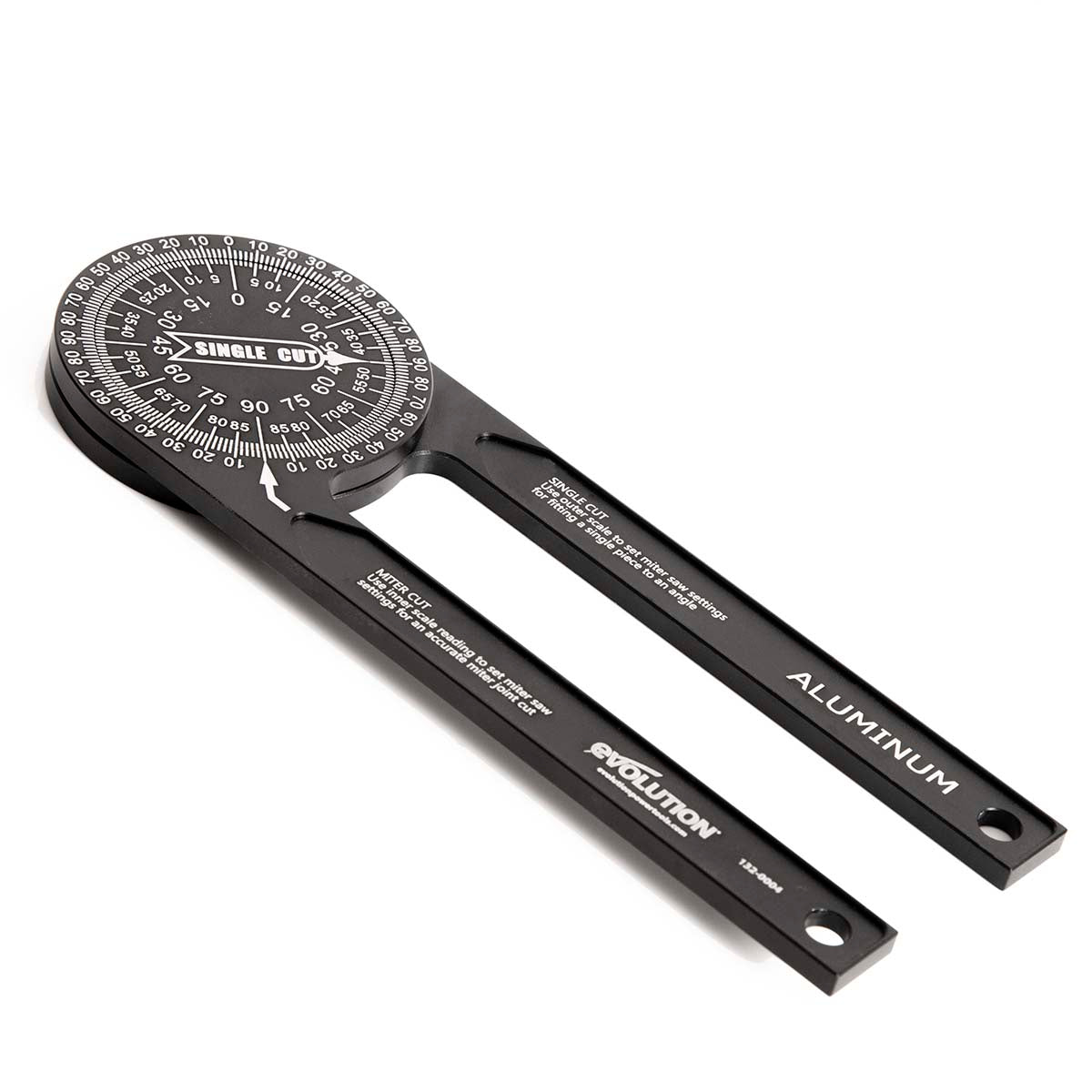 360 Degree Aluminium Mitre Saw Protractor from Evolution | Evolution ...