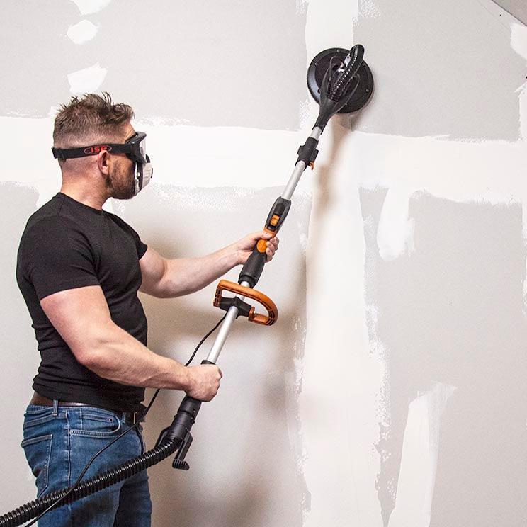 Telescopic Drywall Sander With Dual Heads | Evolution R225DWS-T ...