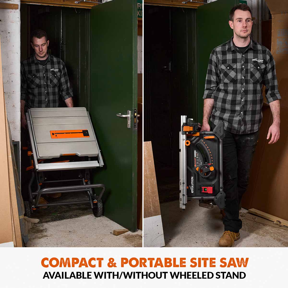 Evolution R255TBL+ Next Generation Jobsite Table Saw | Evolution Power ...