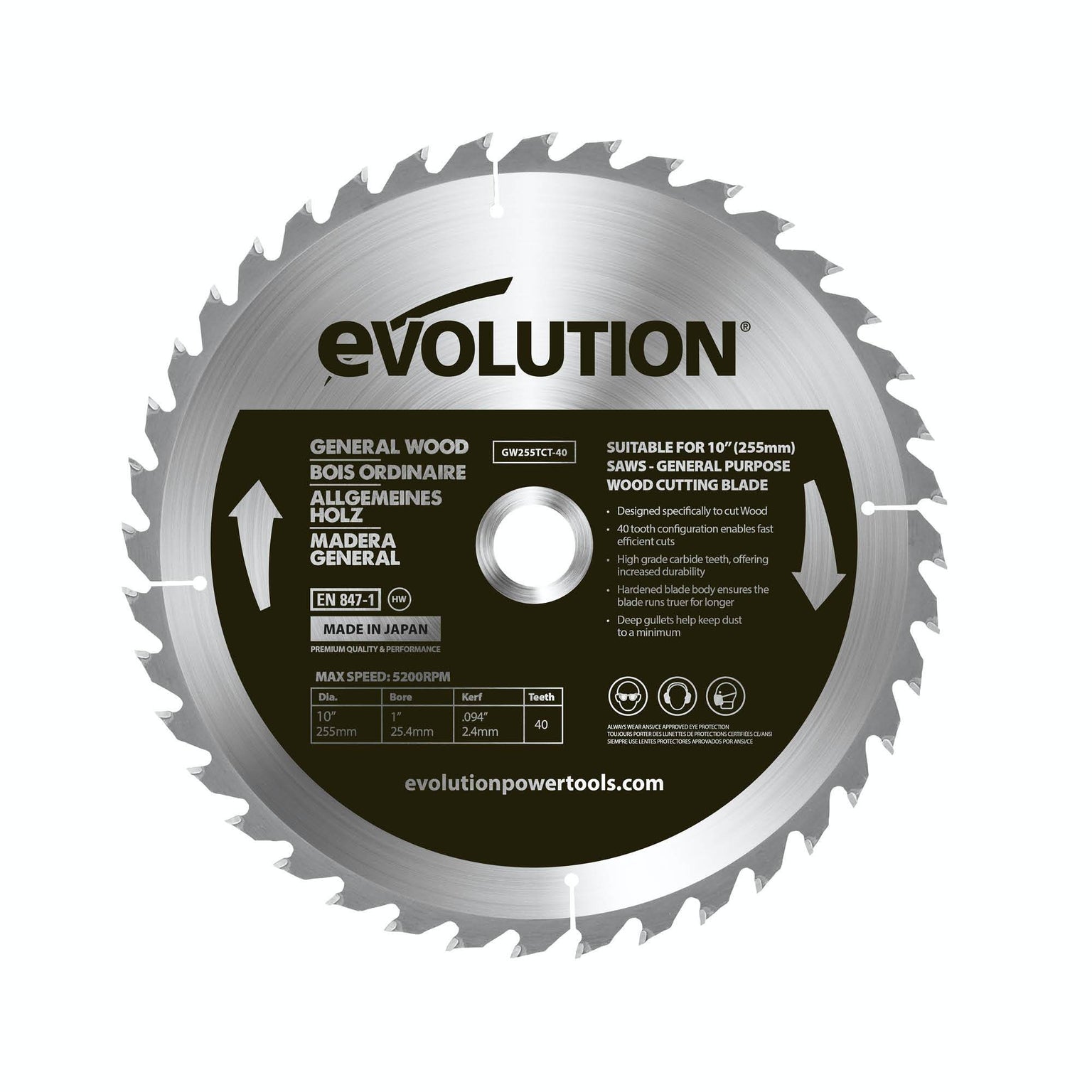 Evolution Saw Blades For Sale - Evolution Power Tools — Evolution Power ...