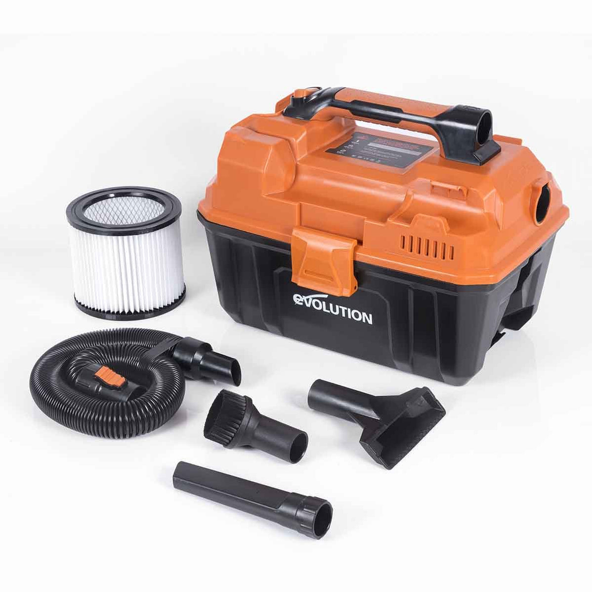 Evolution R15VAC 1000 Watt 15L Wet & Dry Workshop Vacuum Cleaner With ...