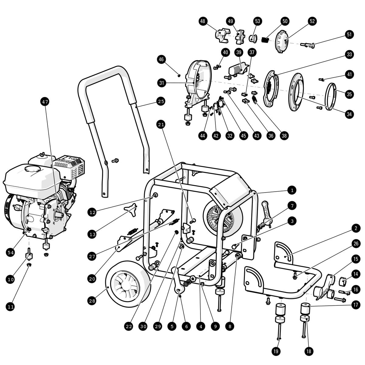 Evolution EVO200 Spare Parts | Evolution Power Tools UK