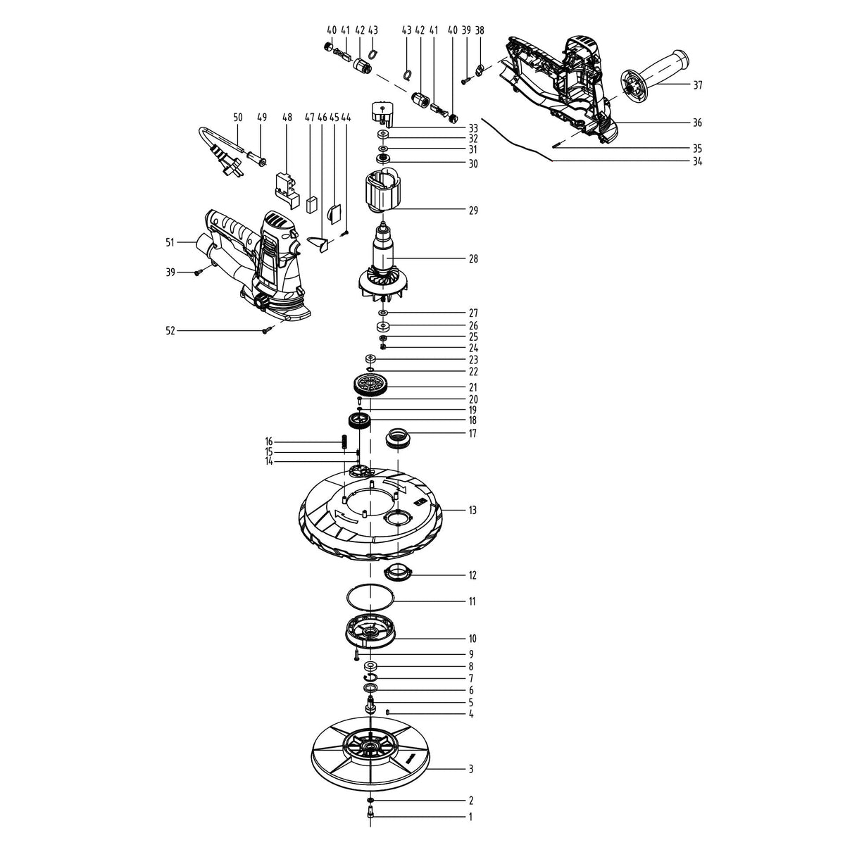 Evolution Handheld Dry Wall Sander Spare Parts | Evolution Power Tools UK