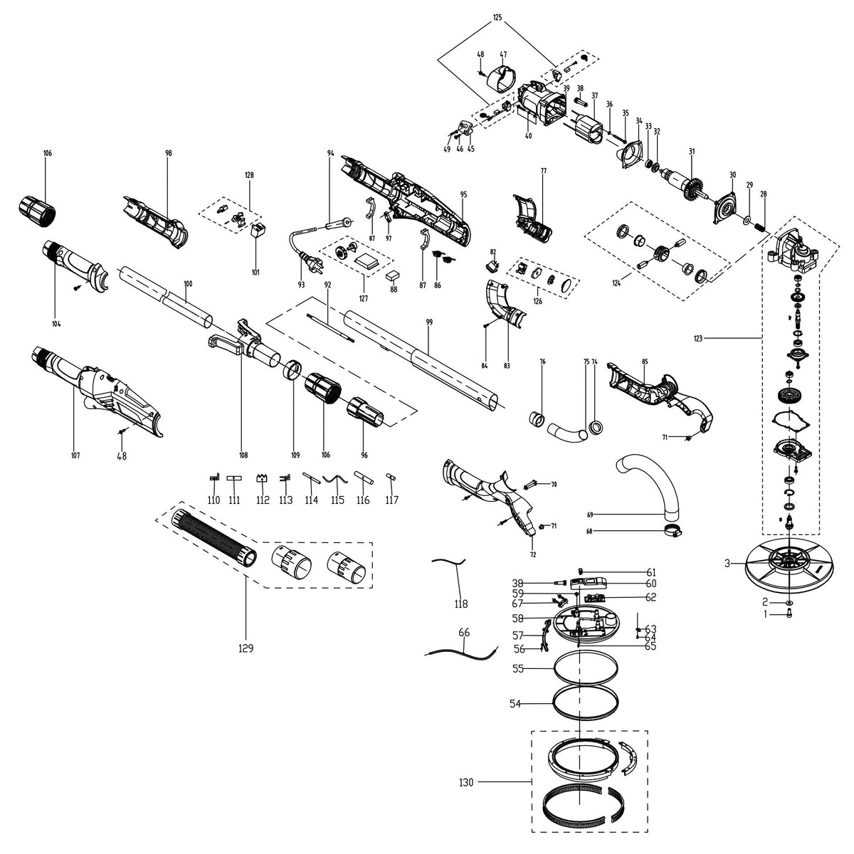 Evolution R225DWS Spare Parts — Evolution Power Tools UK