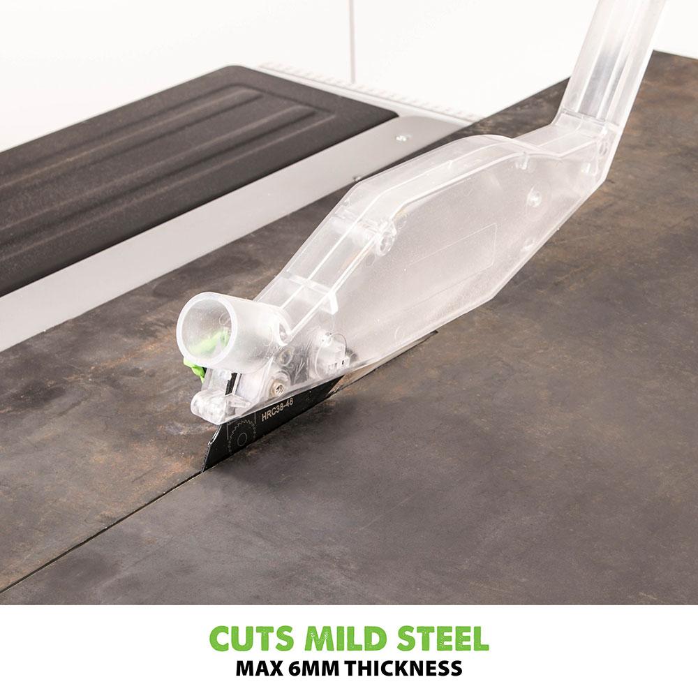 Evolution FURY5-S 255mm Table Saw With TCT Multi-Material Cutting Blade ...