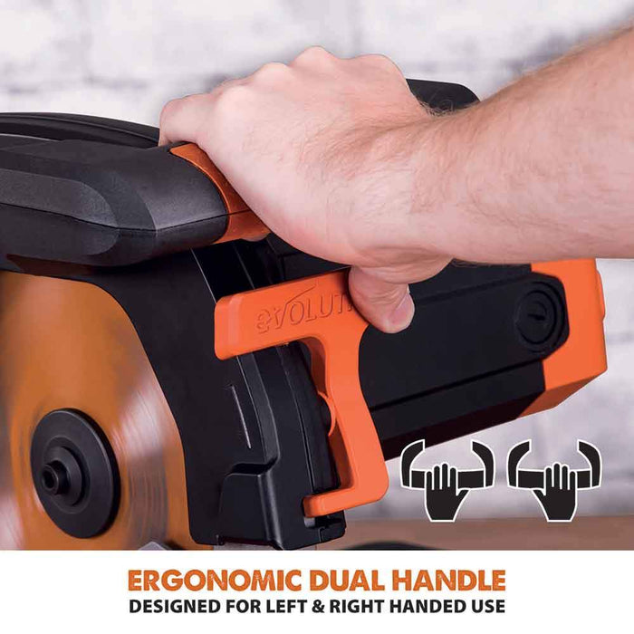 Evolution R255SMS 255mm Sliding Mitre Saw With TCT Multi-Material ...